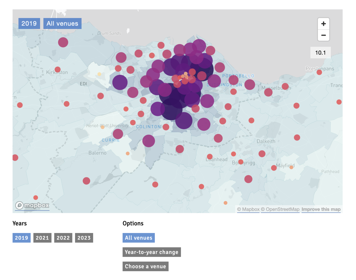 Edinburgh Festival Fringe Open Audience Insights Maps – 2024 – The ...